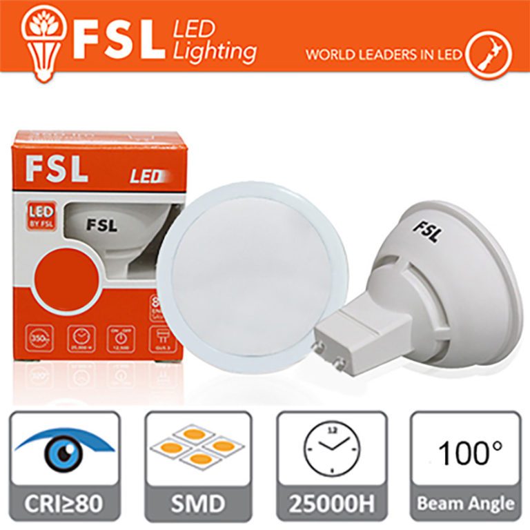 FSL – FARETTO LED GU10 6W 100° – Luceled