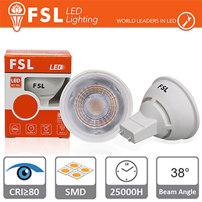 FSL – FARETTO LED SPOTLIGHT GU10 3W 38° CRI>80 – Luceled