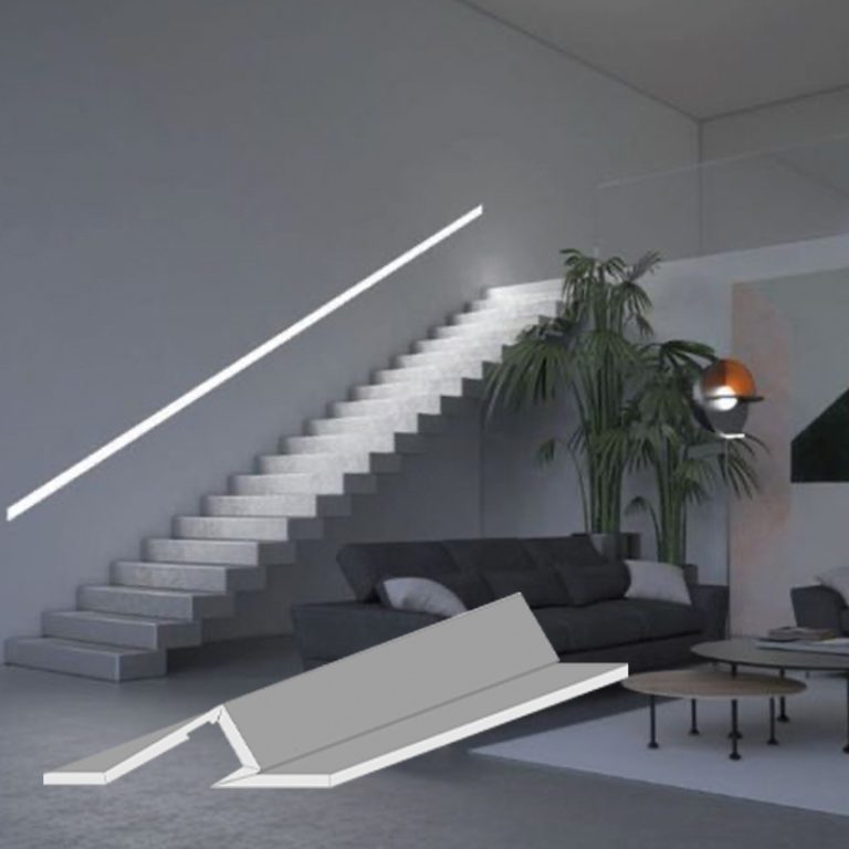 Cartongesso preassemblato Profilo Led in gesso rivestito per tagli di ...