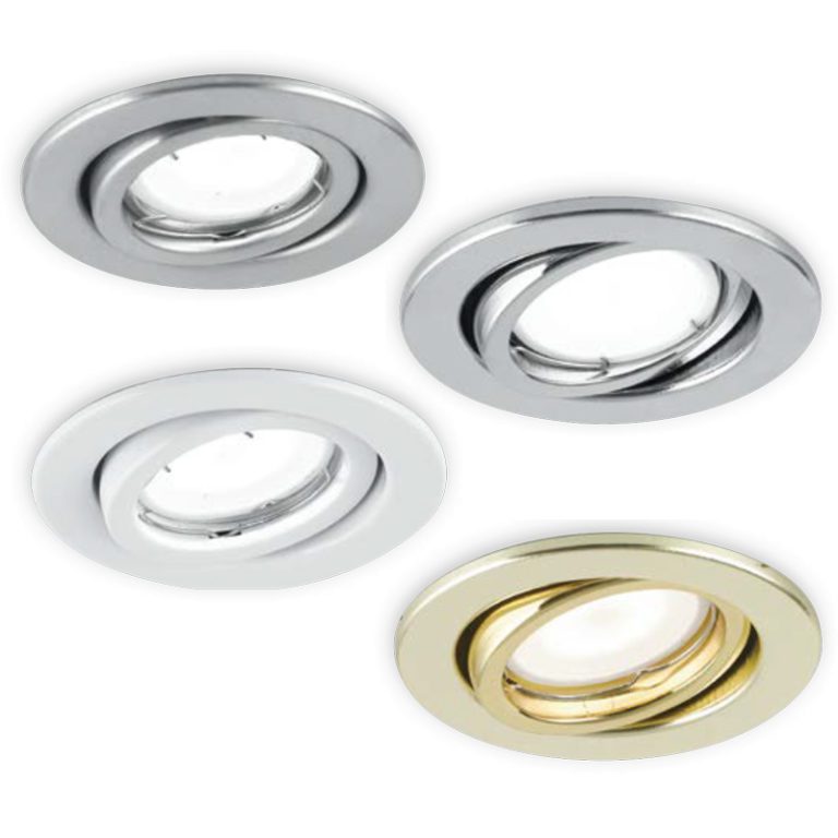 INTEC LIGHT Matrix porta faretto LED ad incasso rotondo orientabile con ...
