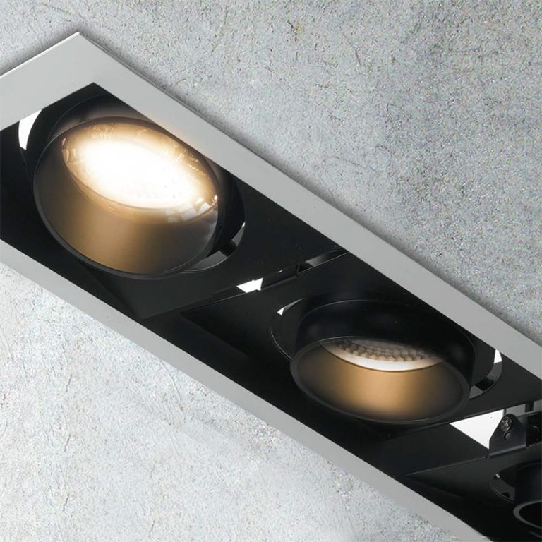 INTEC LIGHT Apollo faretto triplo LED ad incasso orientabile 30W 60W ...