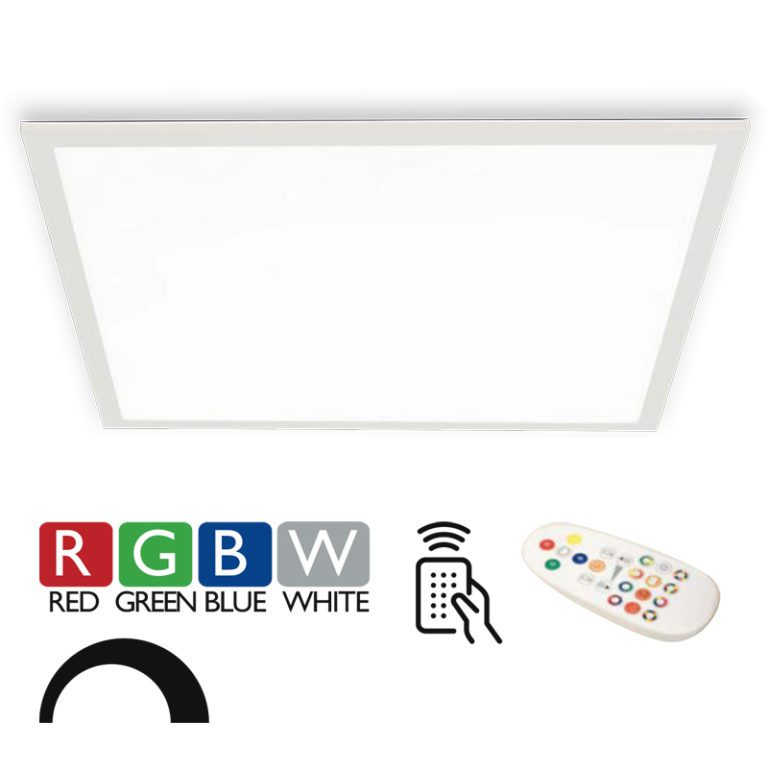 INTEC LIGHT LED Panel 60×60 in alluminio bianco RGBW 40W | Luceled
