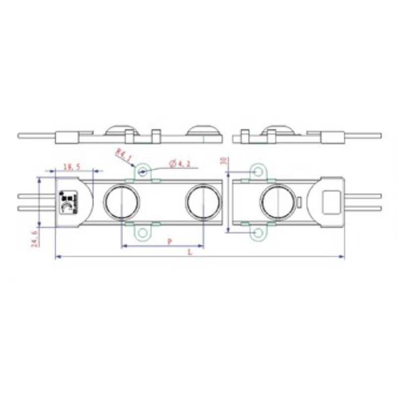 Barra Led rigida 14,4W 12Led 160° 24V – De Sanctis Light & Design | Luceled