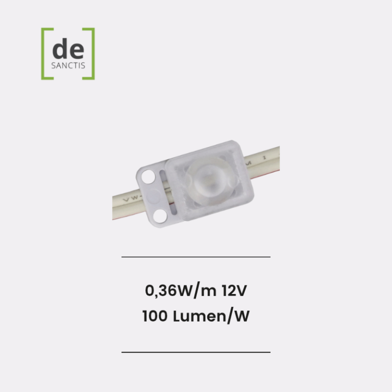 Modulo 1 Led 0,3W 6000K-6500K 12V 165° Ip66 – De Sanctis Light & Design ...