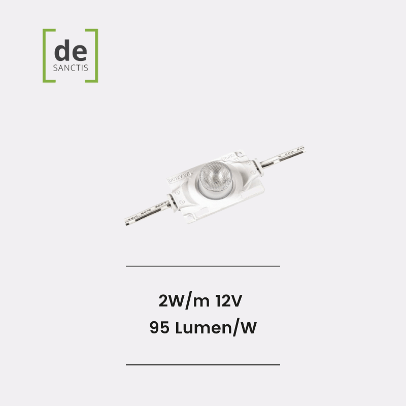 Modulo 1 Led 2W 12V 10° X 28° Ip66 De Sanctis Light & Design | Luceled