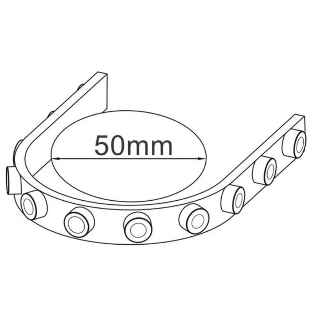 Neon Led Flex Con Lenti Wallwasher 20°X 45° Ip67 Cct Variabile 24W/Mt ...