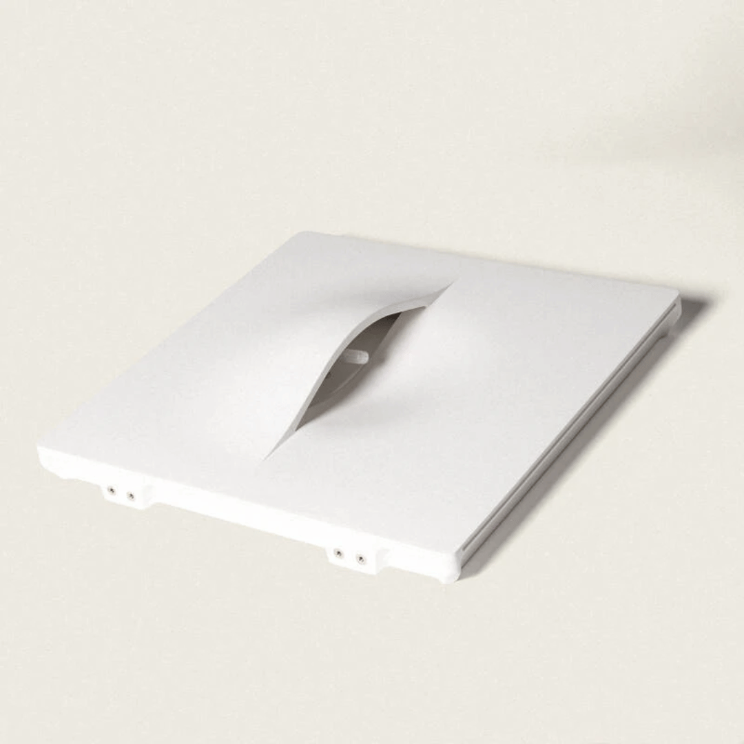 Applique da parete in gesso per integrazione cartongesso per Lampadina ...