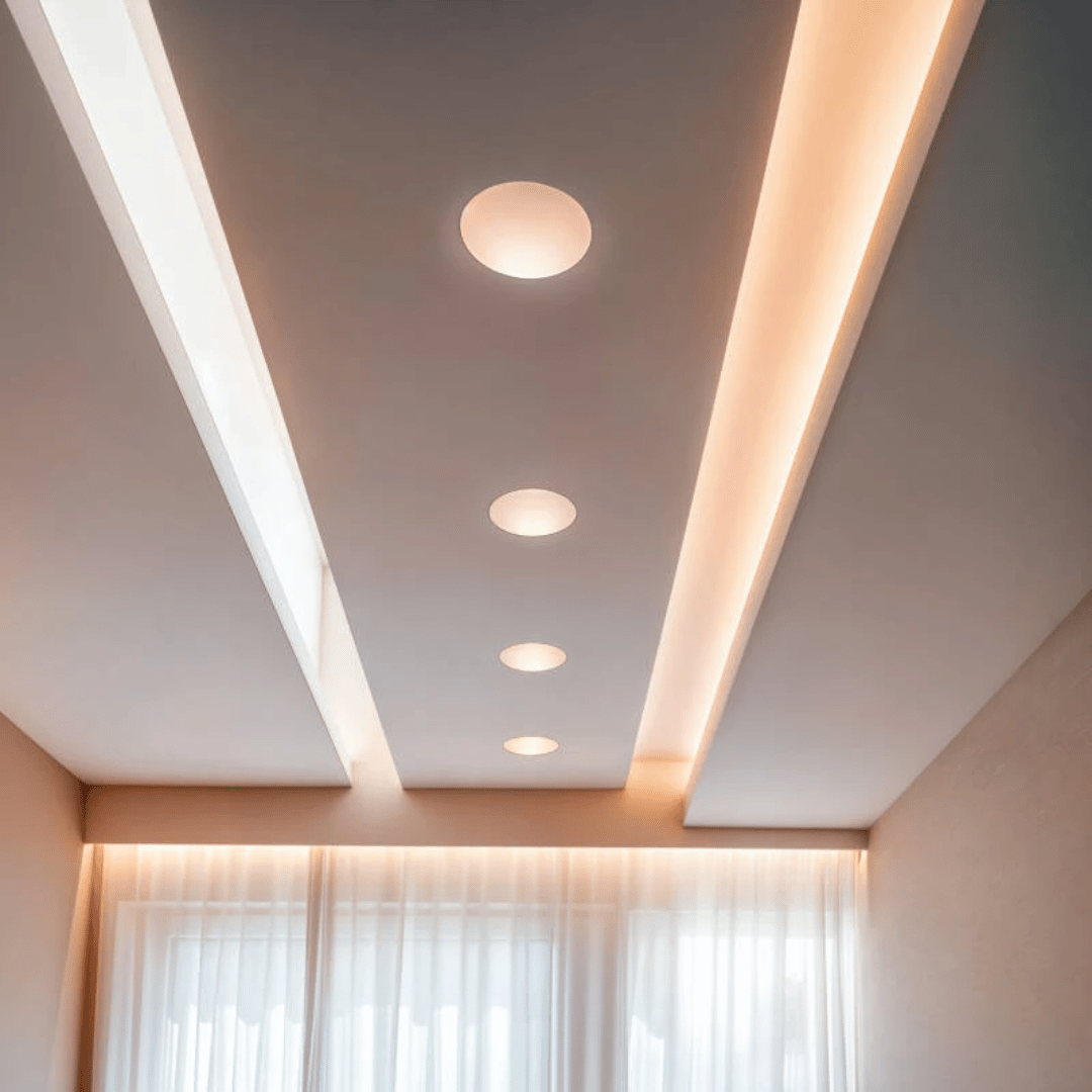 Pannello in gesso per integrazione cartongesso LED Circolare 18W Foro ...