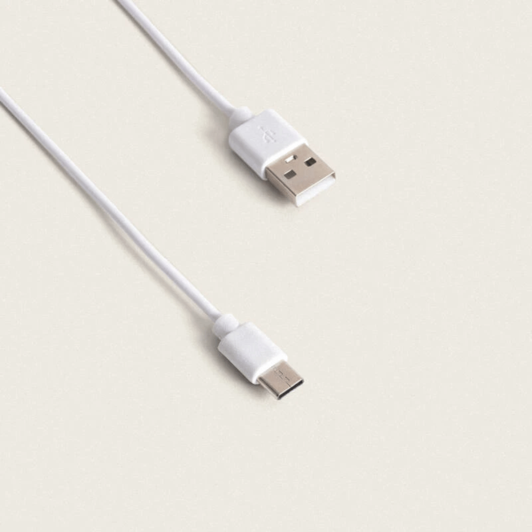 Lampada da Tavolo in gesso con Batteria USB Ricaricabile Rise Uplighter ...