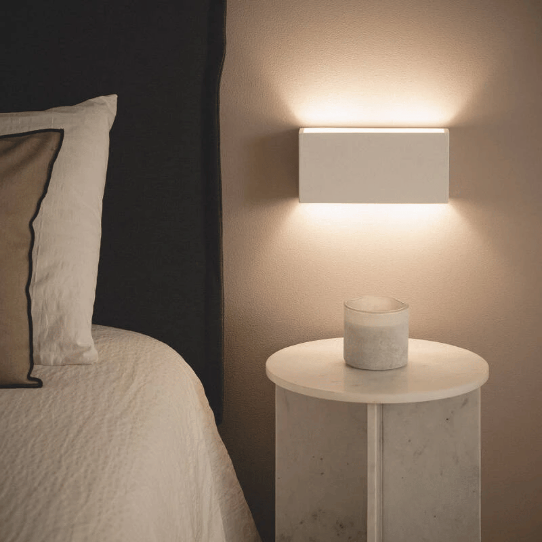 Applique da parete in gesso Ebin – De Sanctis Light and Design | Luceled