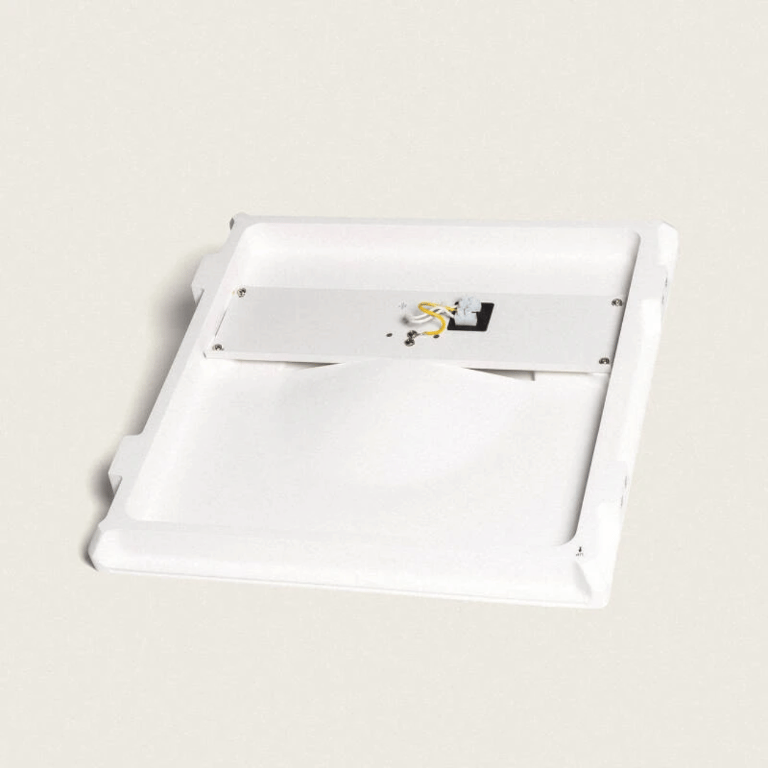 Applique da parete in gesso per integrazione cartongesso per Lampadina ...